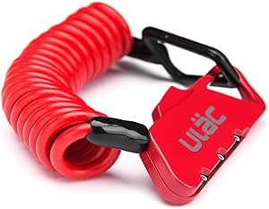 Amazon.com: ULAC Motorcycle Helmet Lock 3-Digits Security Helmet Cable ...