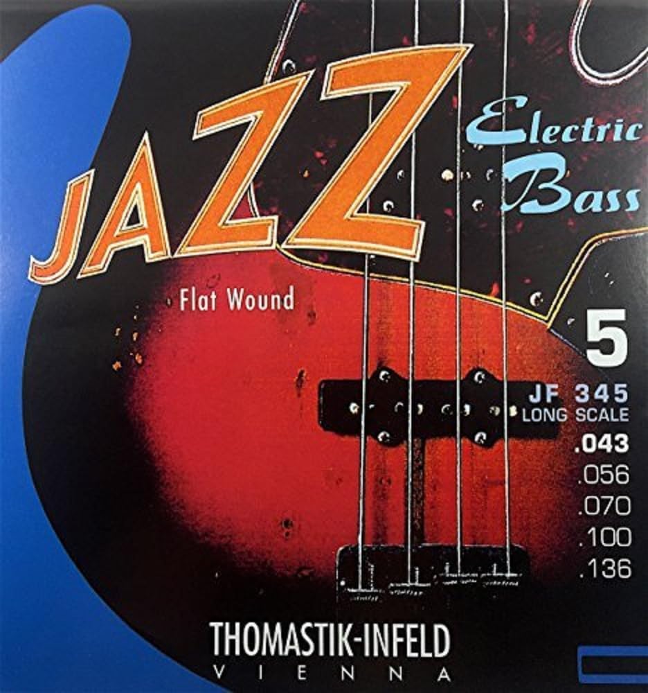 Amazon.com: Thomastik-Infeld JF345 Bass Guitar Strings: Jazz Flat ...
