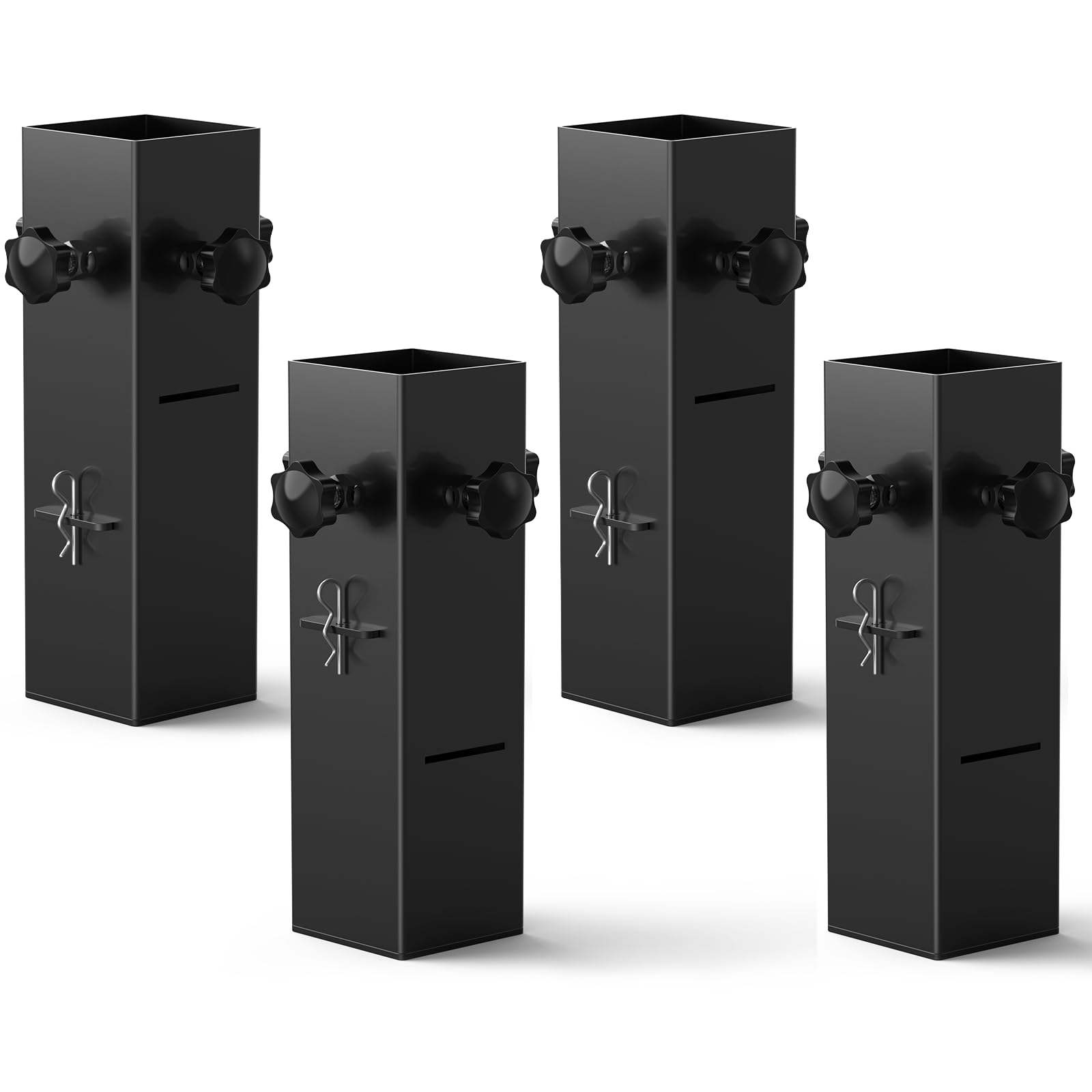 Amazon.com: Fengone College Dorm Bed Risers 3.15" Diameter Carbon Steel ...