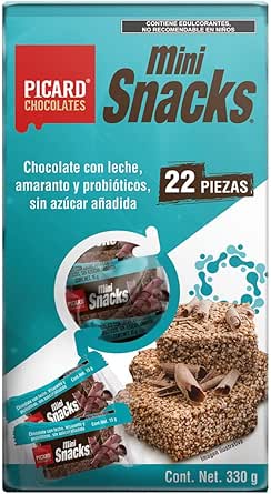 Amazon.com : Barras De Amaranto Mini Snack Sin Azúcar 70Kcal, Con ...