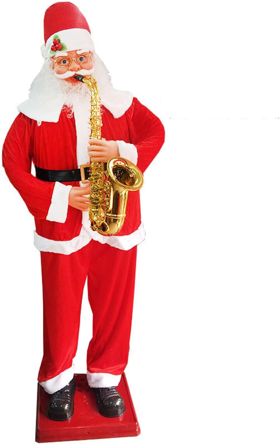 Singing Dancing Santa Claus, Life Size Electric Santa Statue, Animated ...