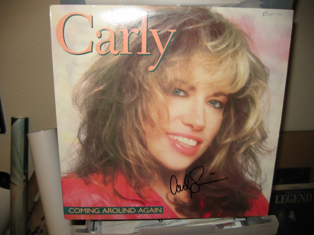 Amazon.com: * CARLY SIMON * signed "Coming Around Again" album cover ...