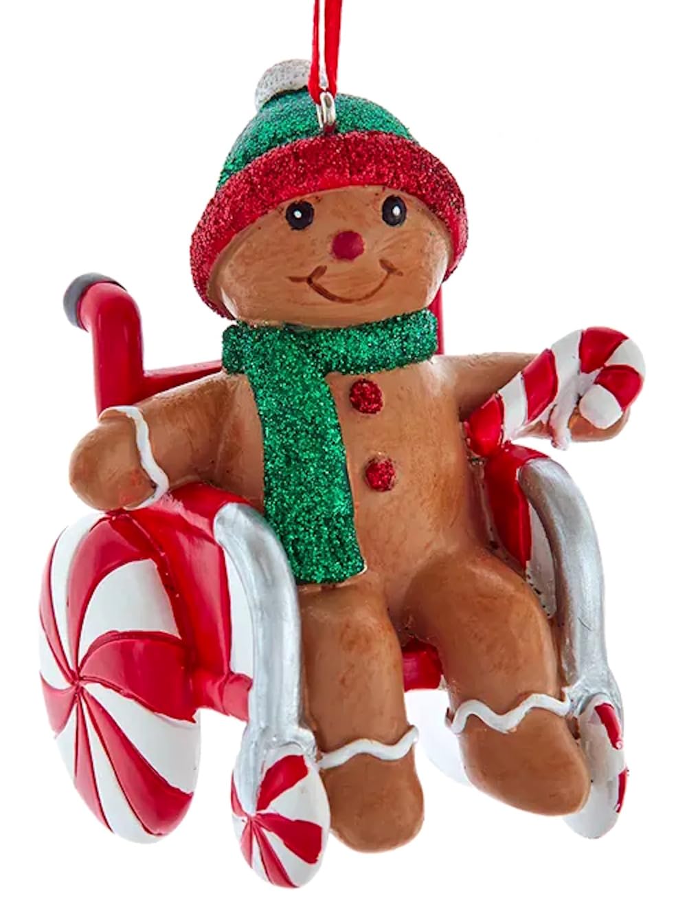 Amazon.com: The Bridge Collection 3.5" Gingerbread Child in Wheelchair ...