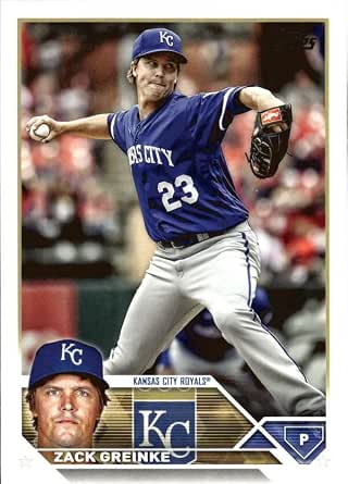 Amazon.com: 2023 Topps Baseball #420 Zack Greinke Baseball MLB Royals ...