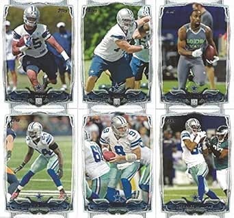 Amazon.com: Dallas Cowboys 2014 Topps NFL Football Complete Regular ...