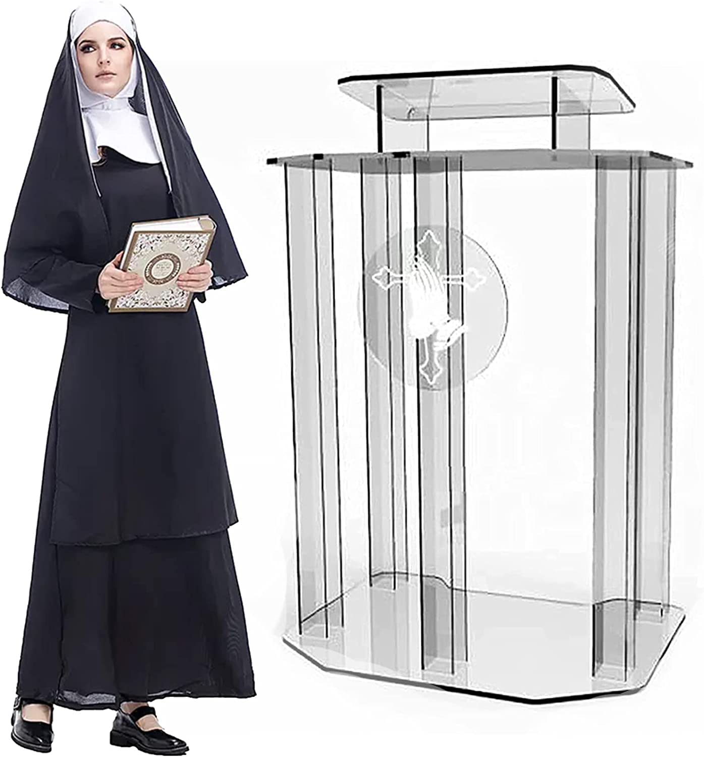 Church Pulpit Large Acrylic Pulpit Speaking Desk Chanting Desk Hosting ...