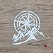 Amazon.com - 6'' White 4X4 Off Road Decal Sticker Mountain Compass Car ...