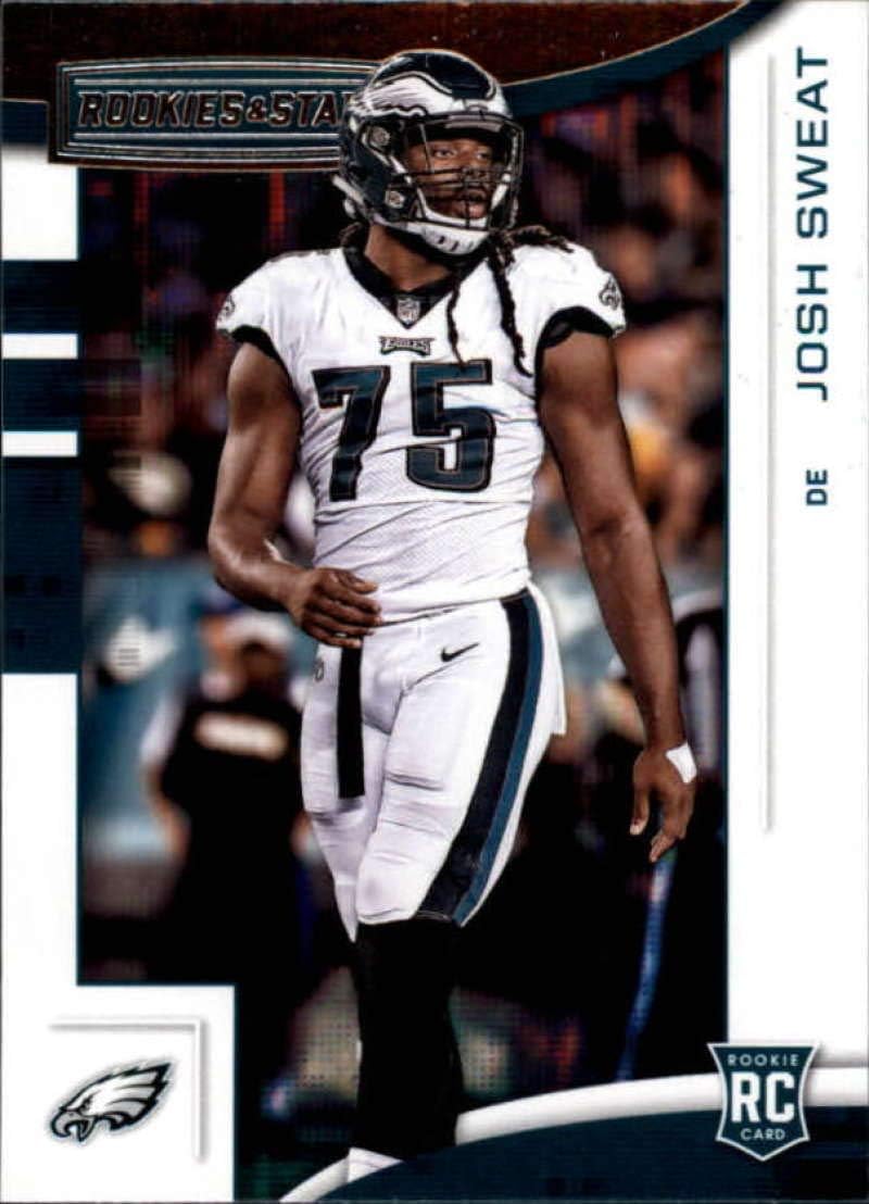 Amazon.com: 2018 Rookies and Stars Football #190 Josh Sweat RC Rookie ...