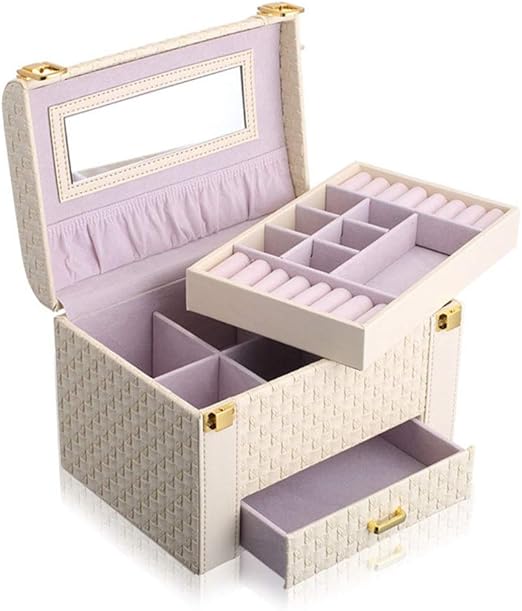 Schmuckkasten Schmuckkoffer Schmuckkästchen Schmuck Box Mit Schublade ...