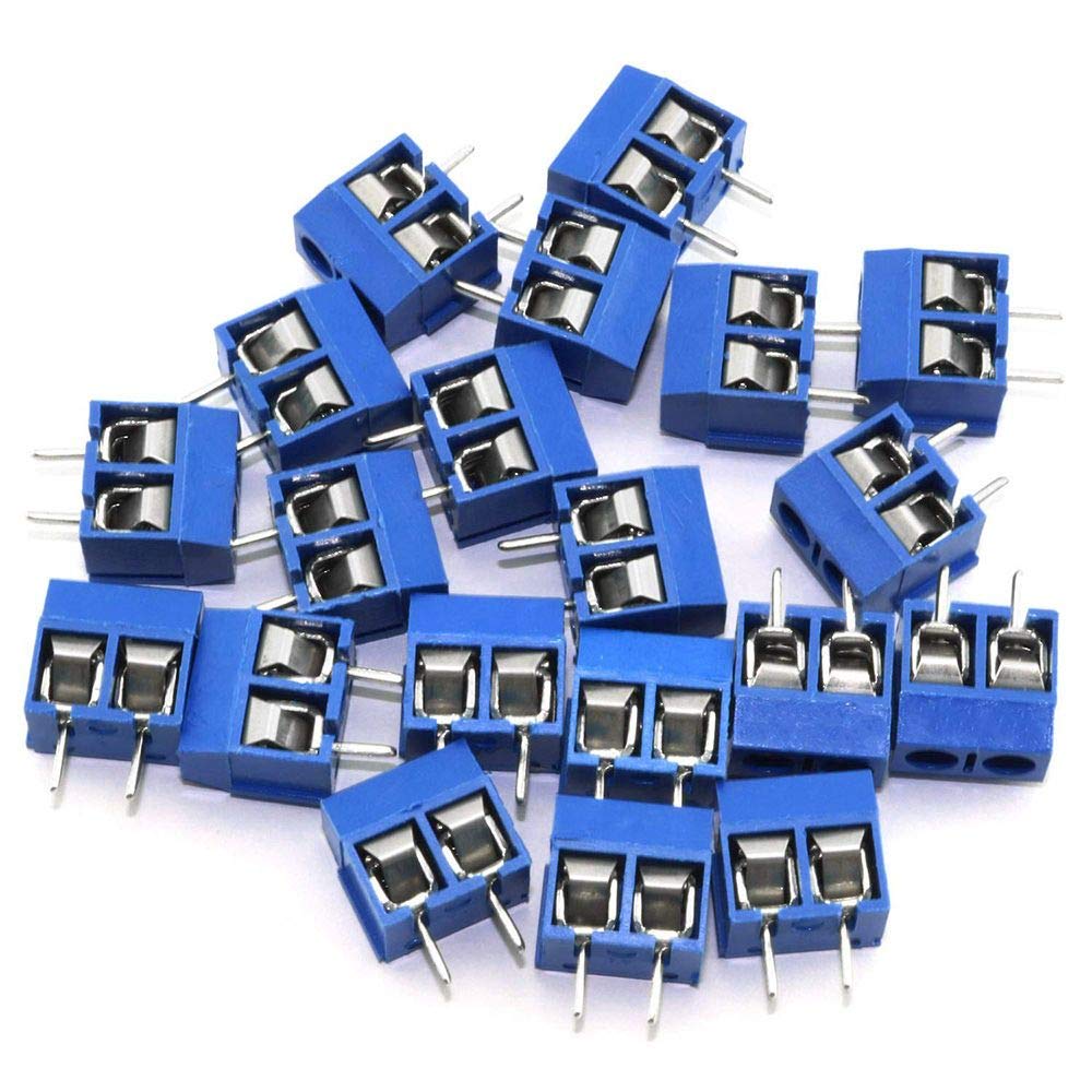 Snapklik.com : DAOKI 60PCS Screw Terminal Block Connector PCB Mount ...