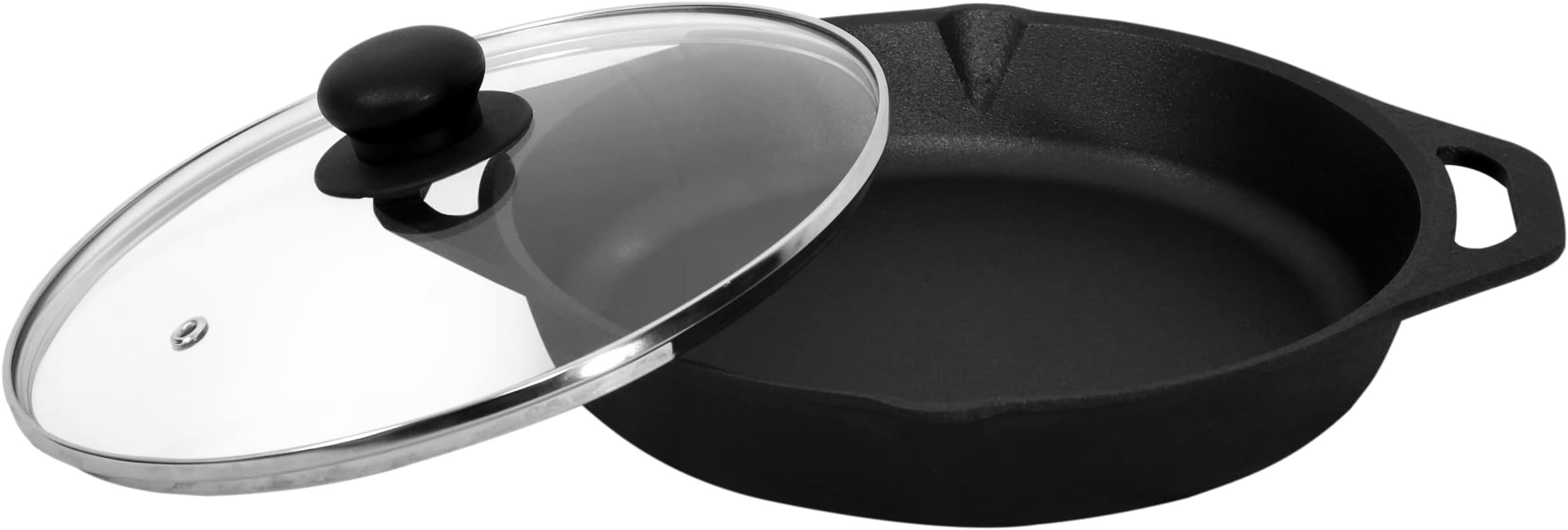 Buy DYNAMIC COOKWARES Naturally Non Stick Kadai - 10 Inch Cast Iron ...