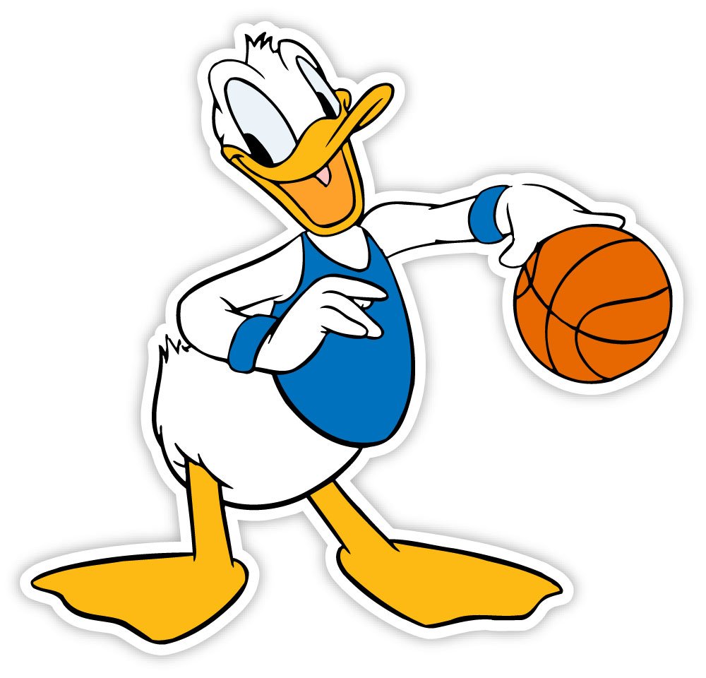 Donald Duck Basketball Disney Pins Donald & Daisy Duck ~ 4 Pin Lot