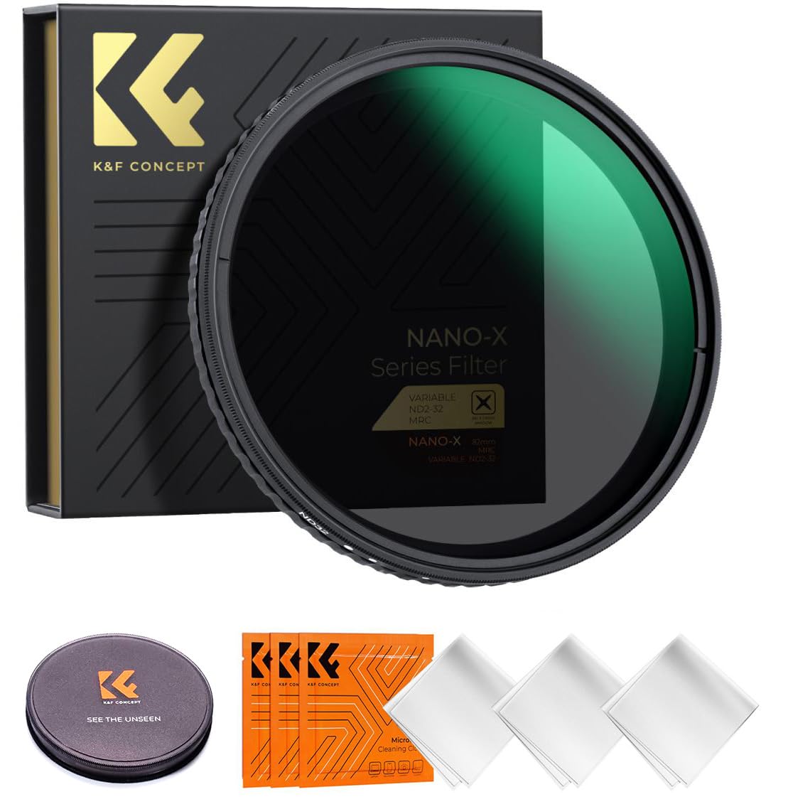 Buy K&F Concept 72mm ND2-32 Variable ND Filter 1-5 Stop VND | Nano-X ...