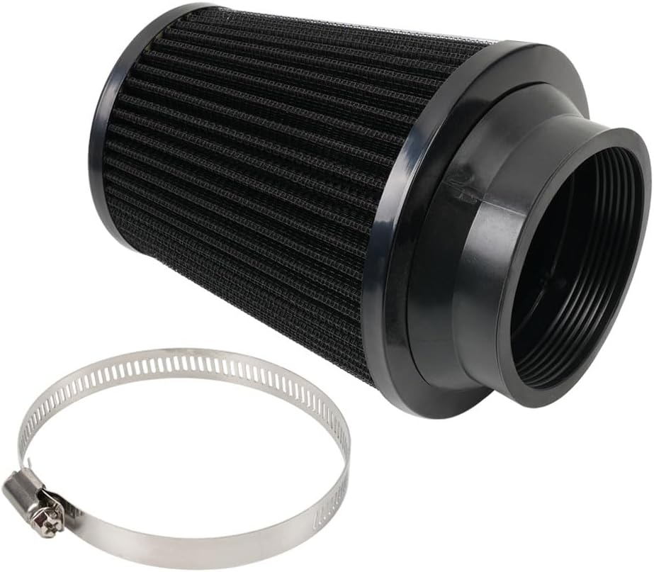 Amazon.com: Clamp-On Cold Air Intake Filter, High Performance, Washable ...