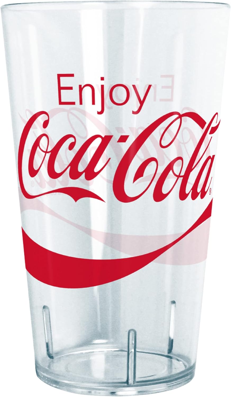 Amazon.com: Coca Cola Enjoy Logo Tritan - Vaso para beber ...