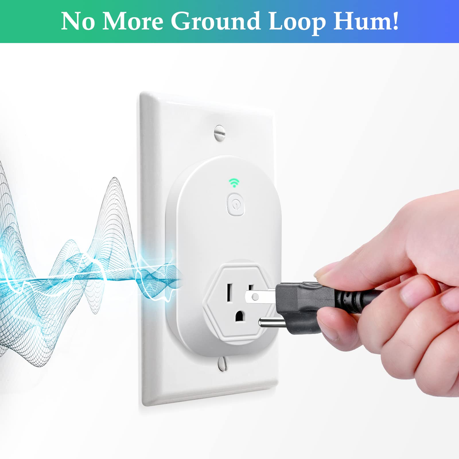 Snapklik.com : Briidea Ground Loop Hum Eliminator Plug-Style AC Voltage ...