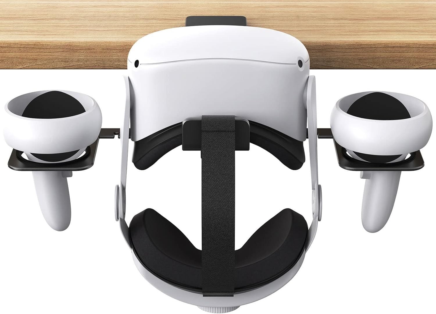Quest 2 and 3 Under Desk Mount VR Holder, XICEN Clamp-on Stainless VR ...