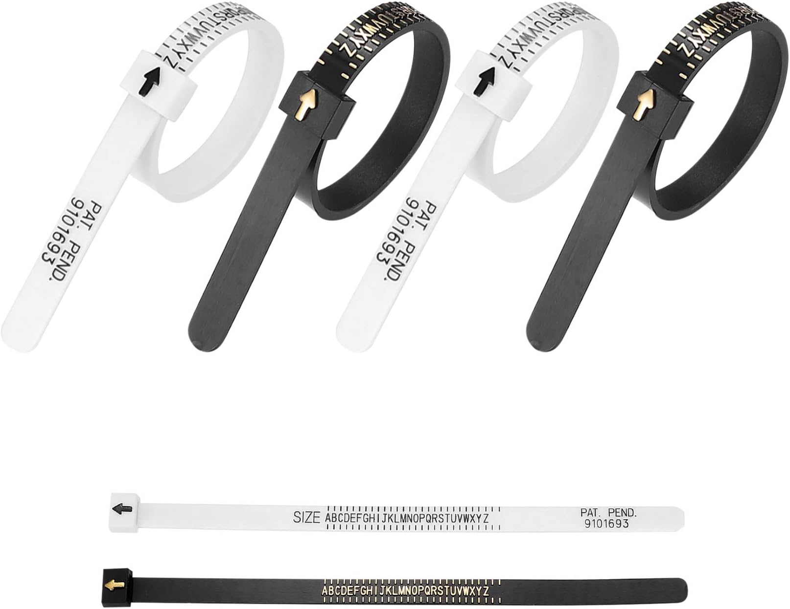 Ring Sizer Measures Ring Sizes UK - A to Z Ring Measurement Tool for ...