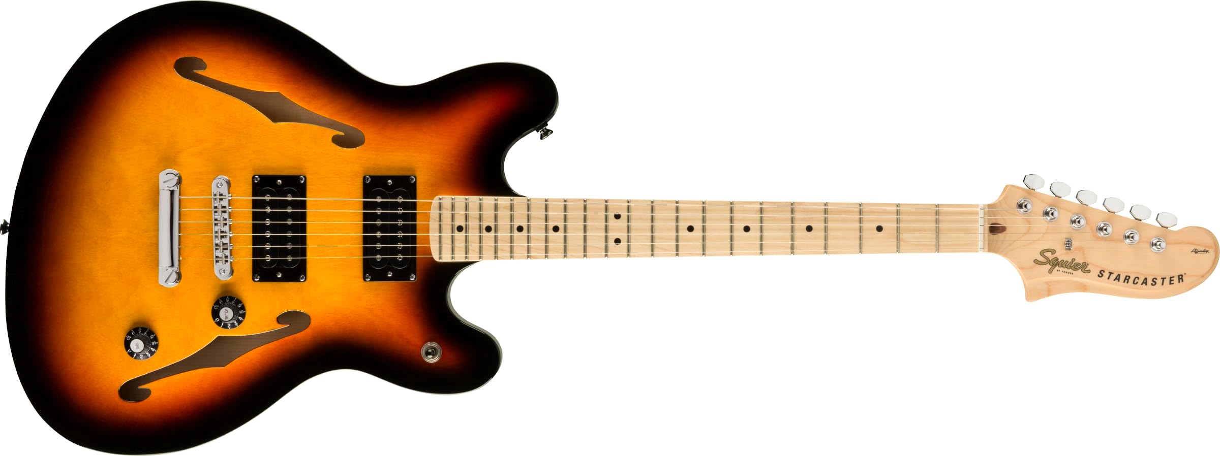 Amazon.com: Fender Squier Affinity Series Starcaster Electric Guitar, 3 ...
