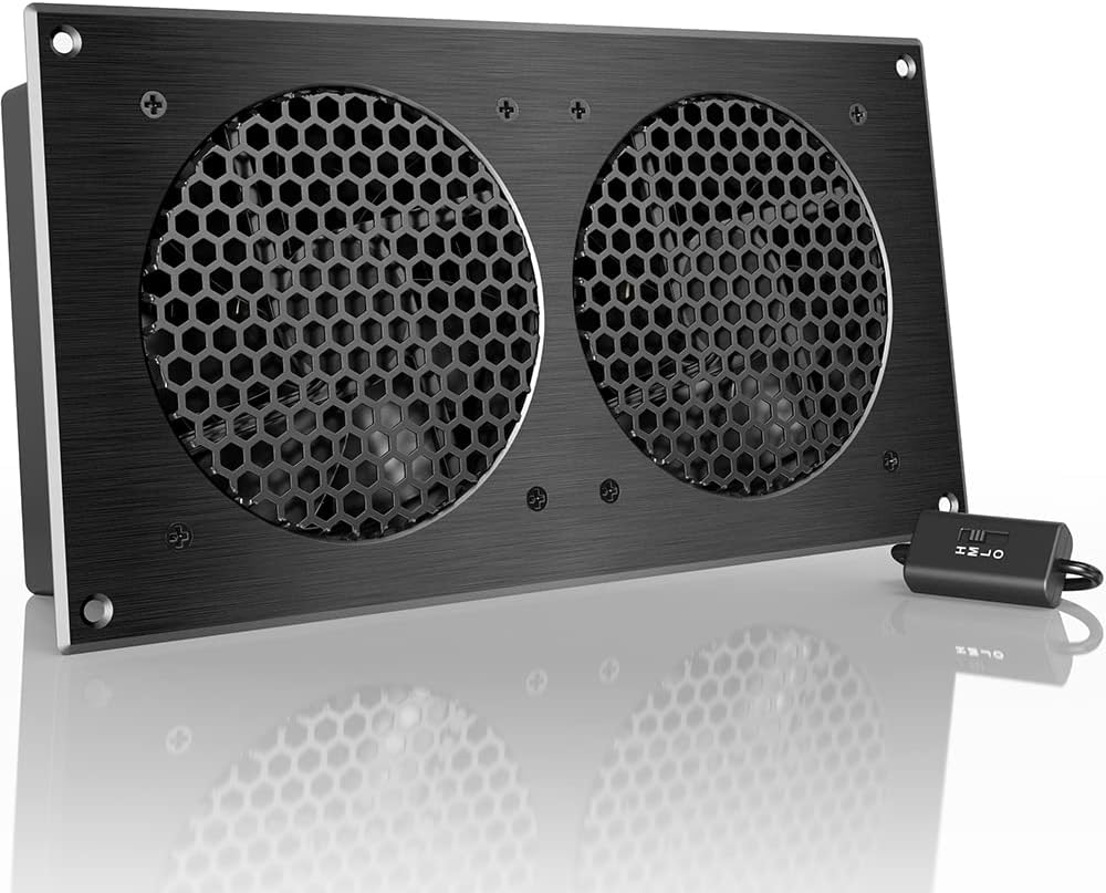 Rack Mount Fan - 4 Fans Server Cooling System - 1U 19" Rackmount ...