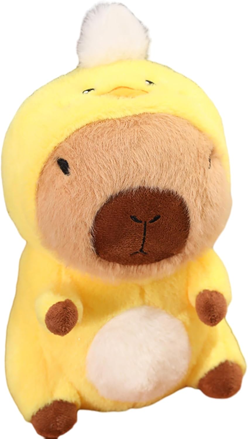 Amazon.com: TONGSONG Capybara - Duck Stuffed Animal Capybara Wearing ...