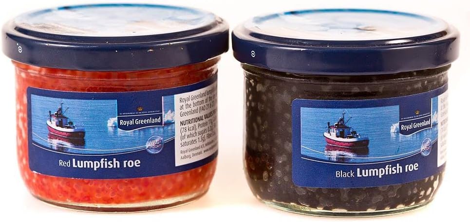 Lumpfish Roe Set, 2 x 100g : Amazon.co.uk: Grocery