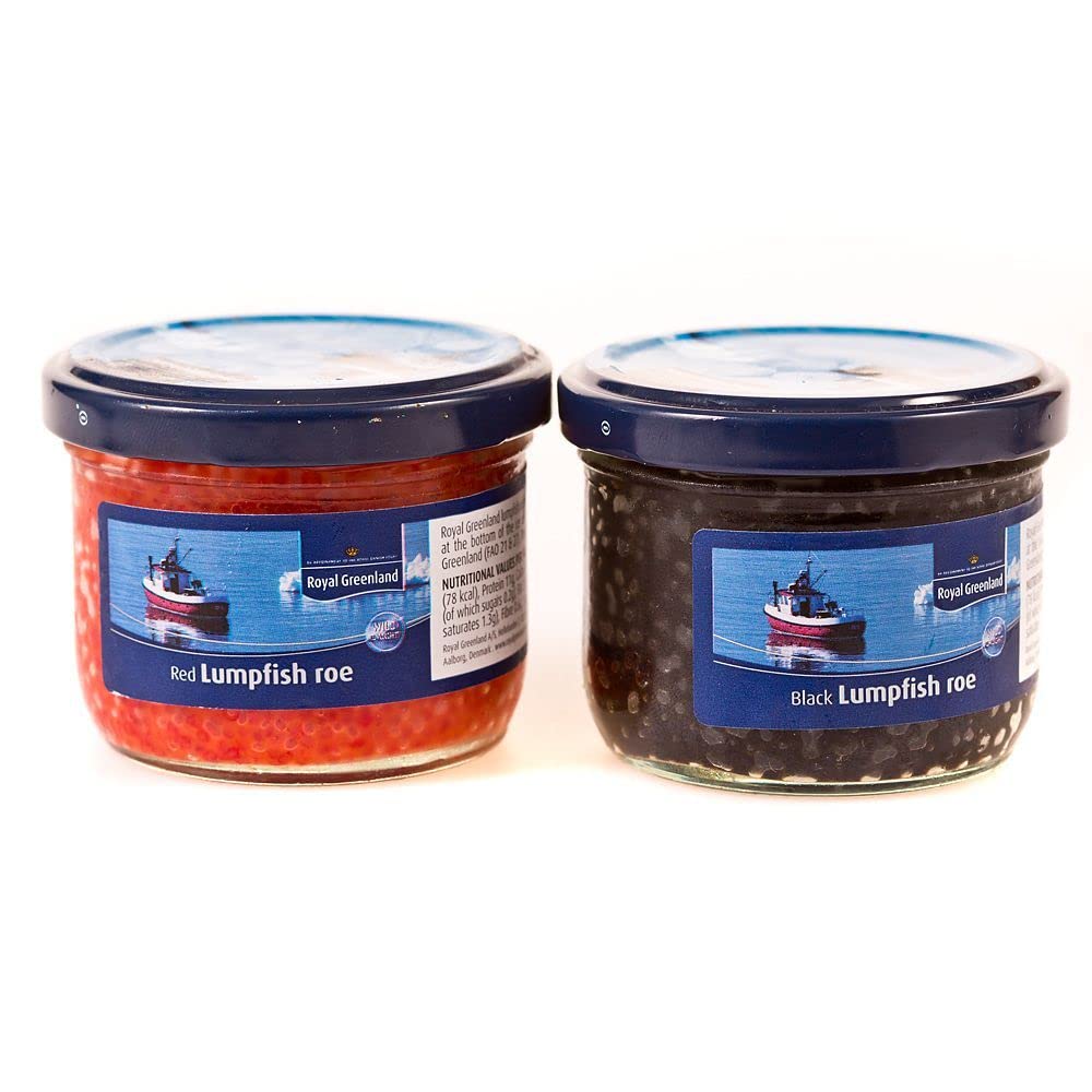 Lumpfish Roe Set, 2 x 100g : Amazon.co.uk: Grocery