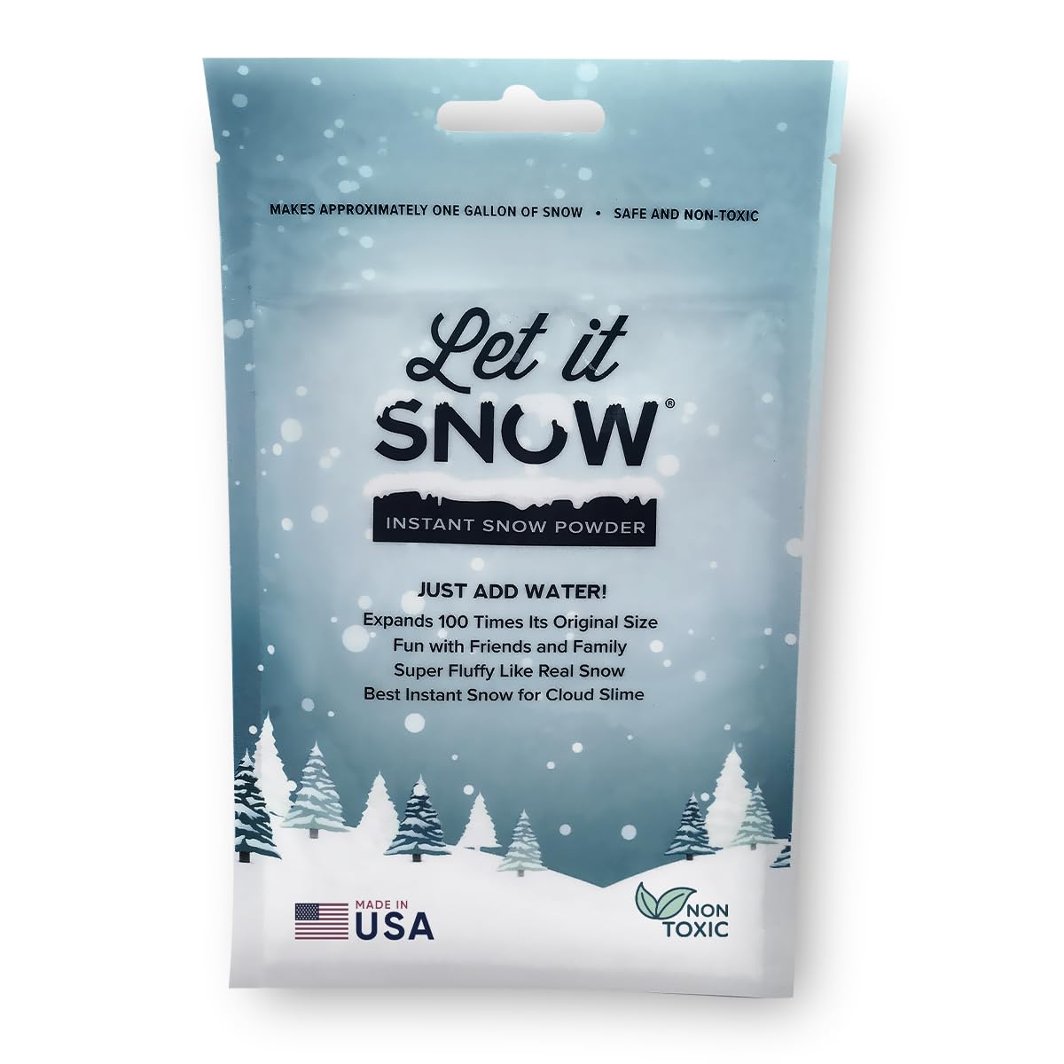 Amazon.com: Let it Snow Instant Fake Snow Powder – Made in USA, Perfect ...