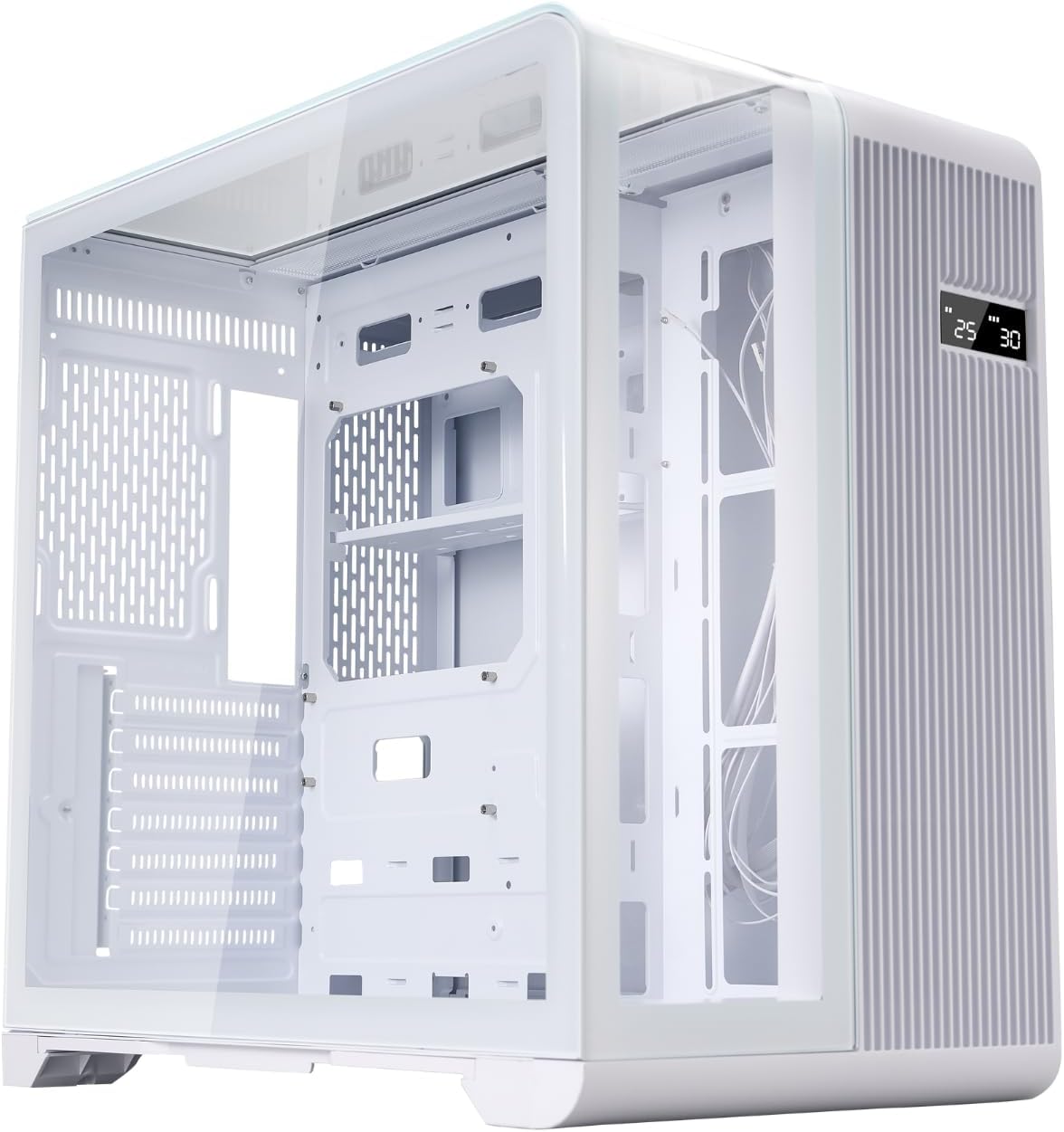 Amazon.com: 1ST PLAYER RT7 White Edition Gaming Case | Triple Tempered ...