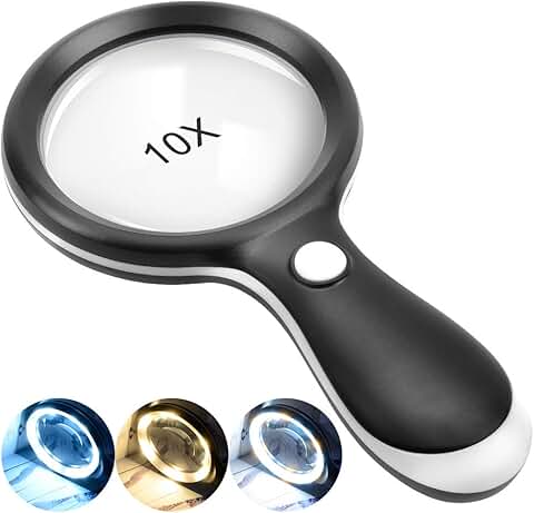 Amazon.com: magnifying glass with light 10x