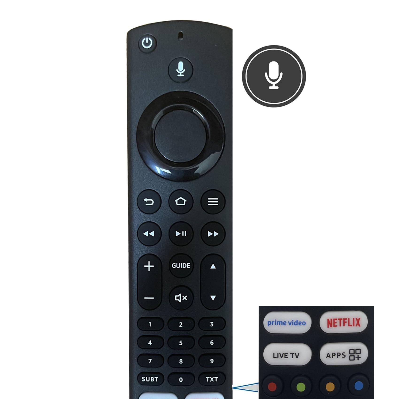 for jvc rm-c3253 remote control fire tv compatible for JVC TV Edition ...