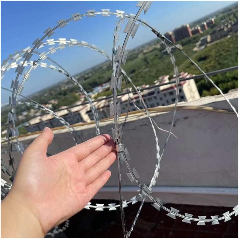 exproyzk Razor Wires Double Spiral Razor Barbed Wire, Razor Wire ...