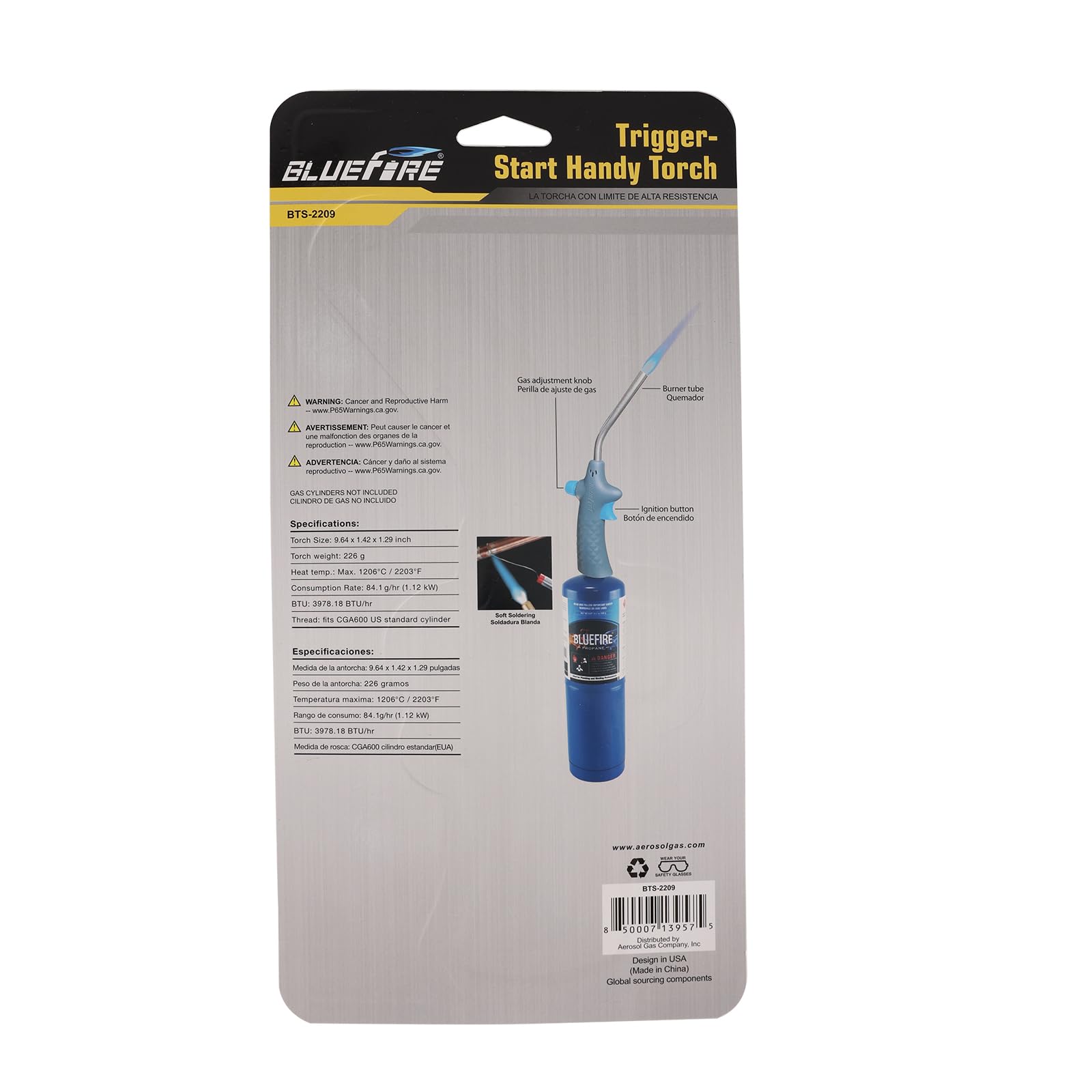 Snapklik.com : BLUEFIRE BTS-8071 Updated Model Trigger Start Handy Gas ...