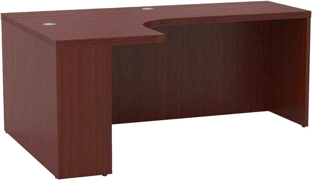 Amazon.com: Aberdeen Series Extended Corner Desk Finish: Cherry ...