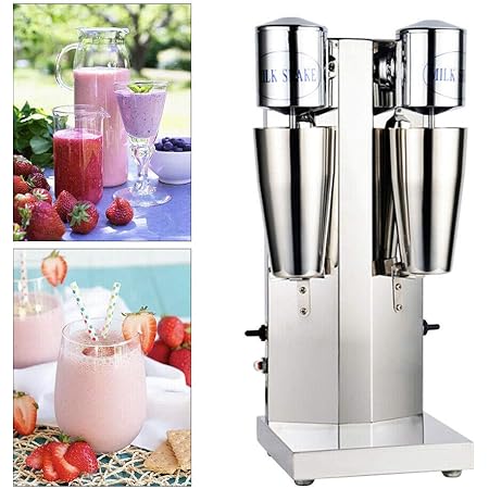 Amazon.com: Commercial Electric Milkshake Maker, Stainless Steel Milk ...