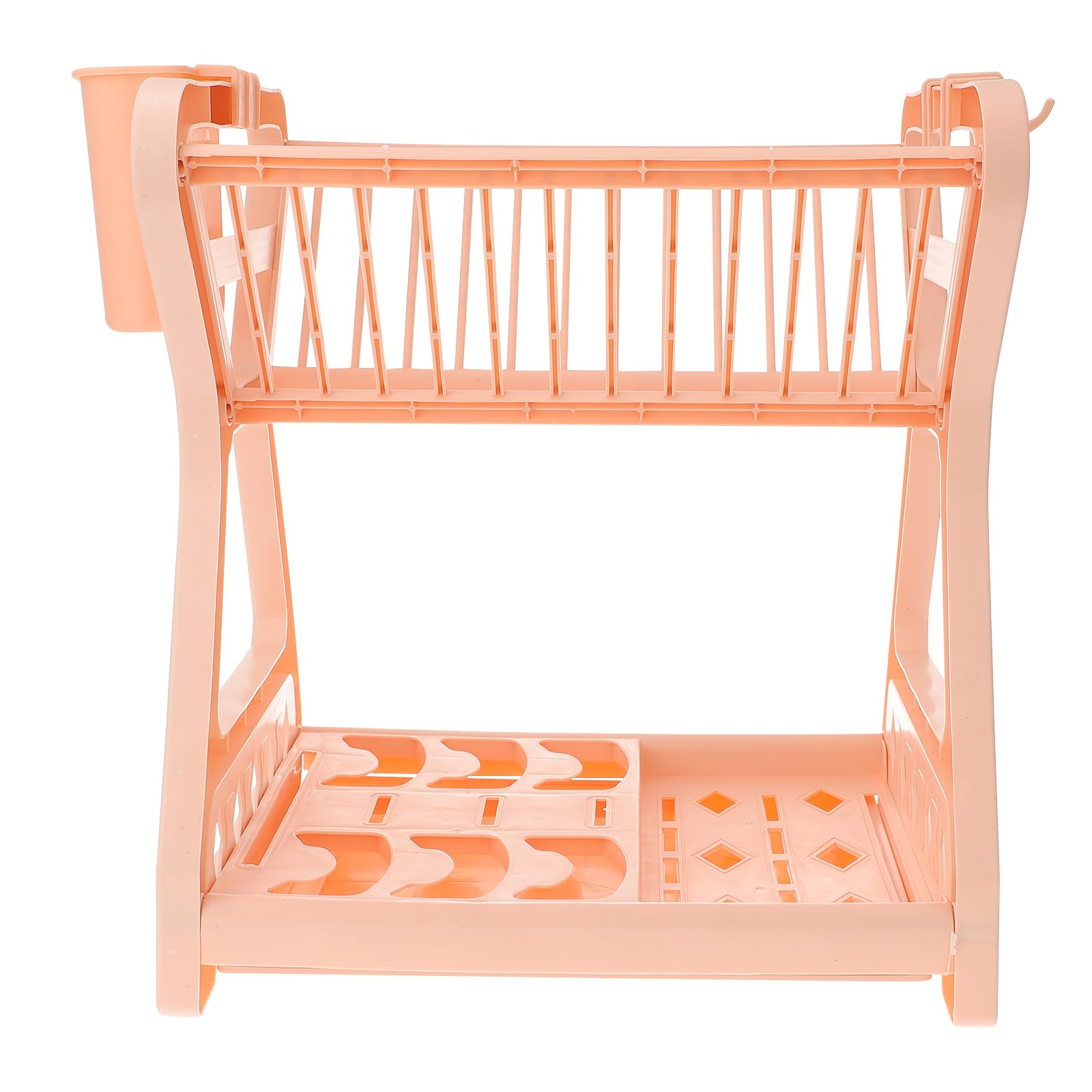 Amazon.com - UPKOCH Dish Drying Rack with Utensil Holder, 2 Tier ...