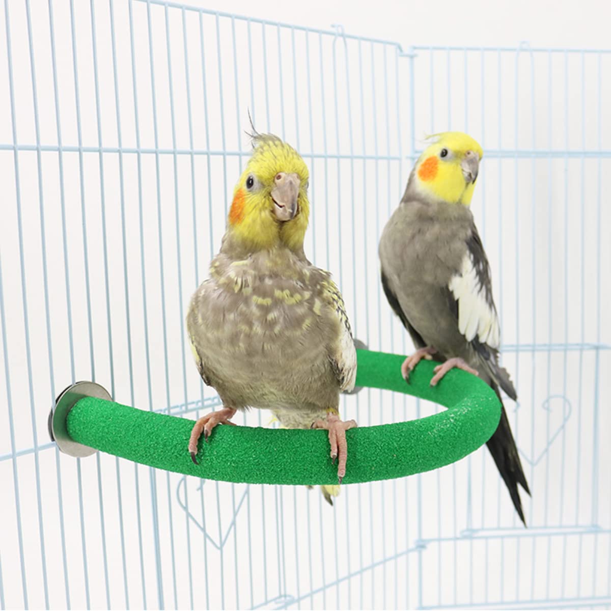 U-shape Bird Platform U-Shape Parrot Perch Stand - Natural Quartz Sand ...