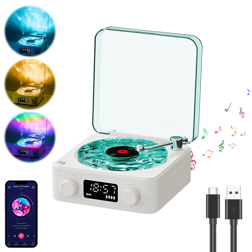 Turn Tables For Vinyl Records Waves Vinyl Record Player - Bluetooth ...