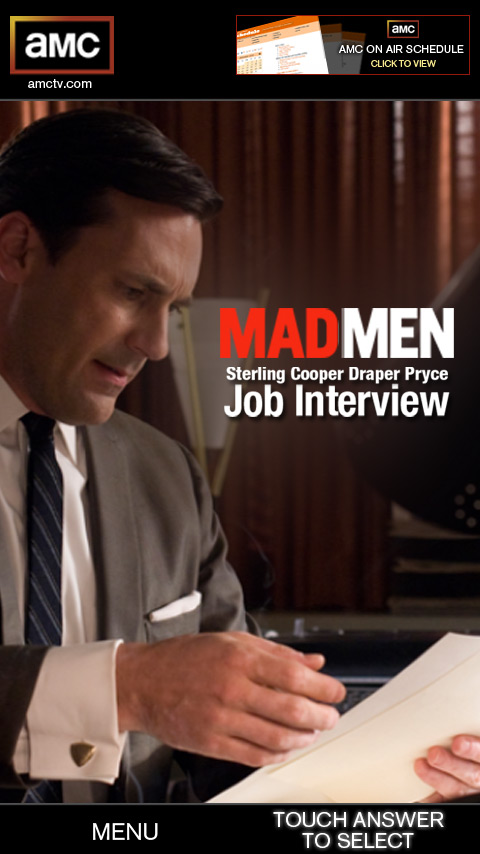 Mad Men Job Interview:Amazon.com:Appstore for Android