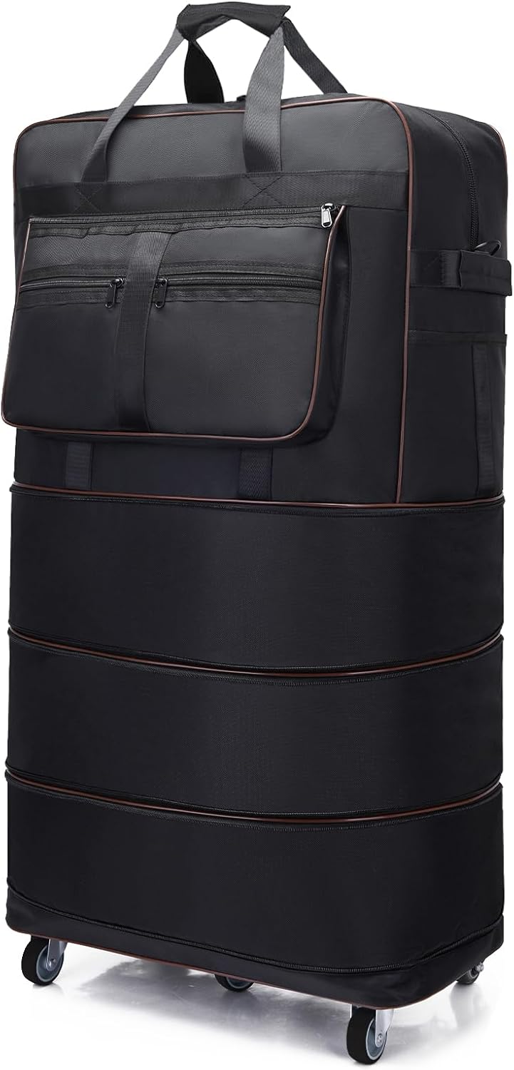 Amazon.com | ELDA Expandable Foldable Luggage Large Rolling Travel ...