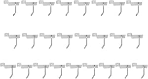 Silver Metal Slatwall Hooks Slot Board Hooks for Retail Product Display ...