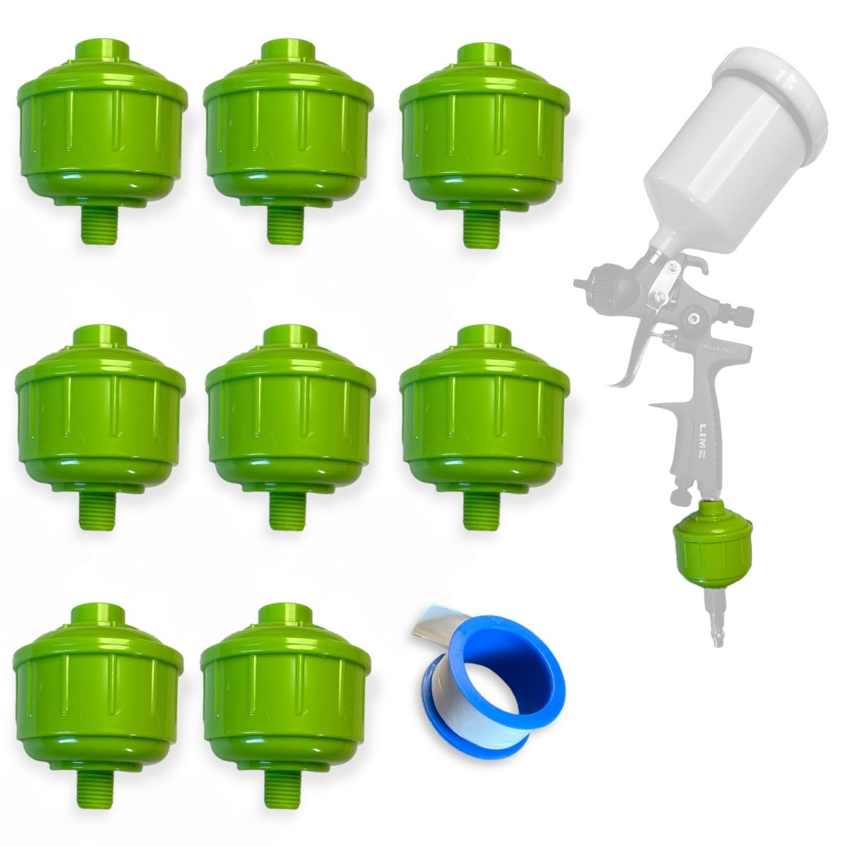 Amazon.com : LiME LiNE Filter Balls Mini Air/Water Disposable in Line ...