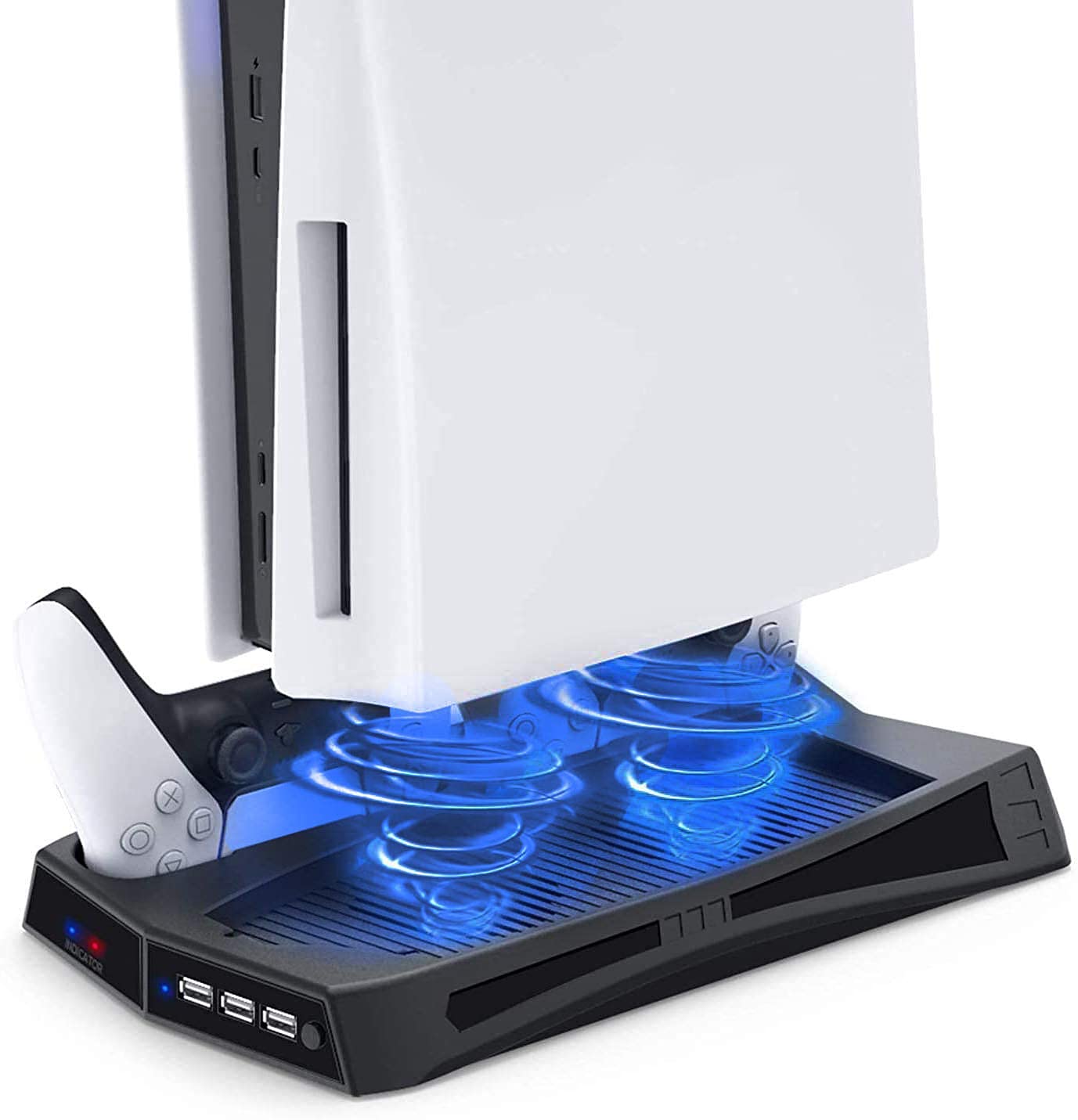 Buy LudTech Playstation 5 Vertical Stand Cooling/Charging Station for ...