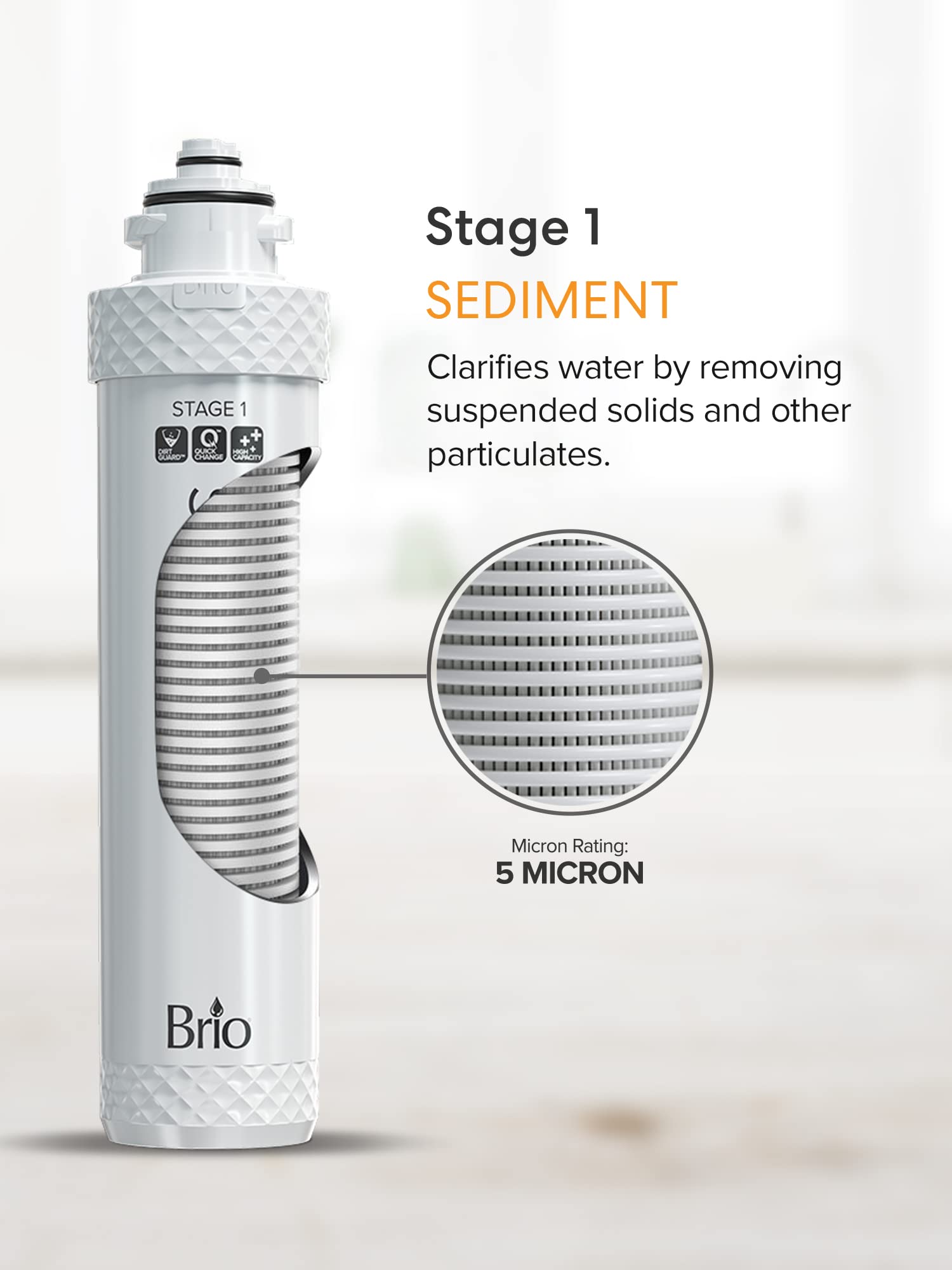 Snapklik.com : Brio 2 Stage Water Cooler Filter Replacement Kit - For ...