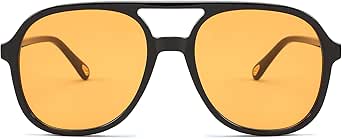 FEISEDY Vintage Sunglasses for Women Men Square 70s Classic UV400 Lens Oversized Frame B2394 ...