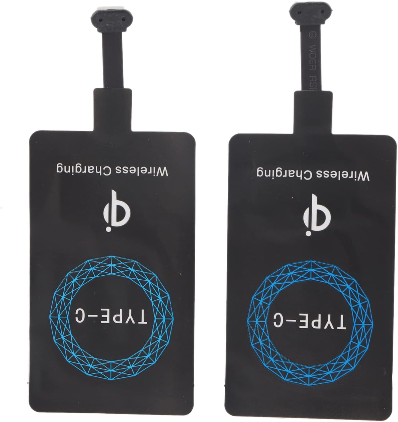 Amazon.com: Wireless Charger Receiver, 2pcs Universal Type C Qi ...