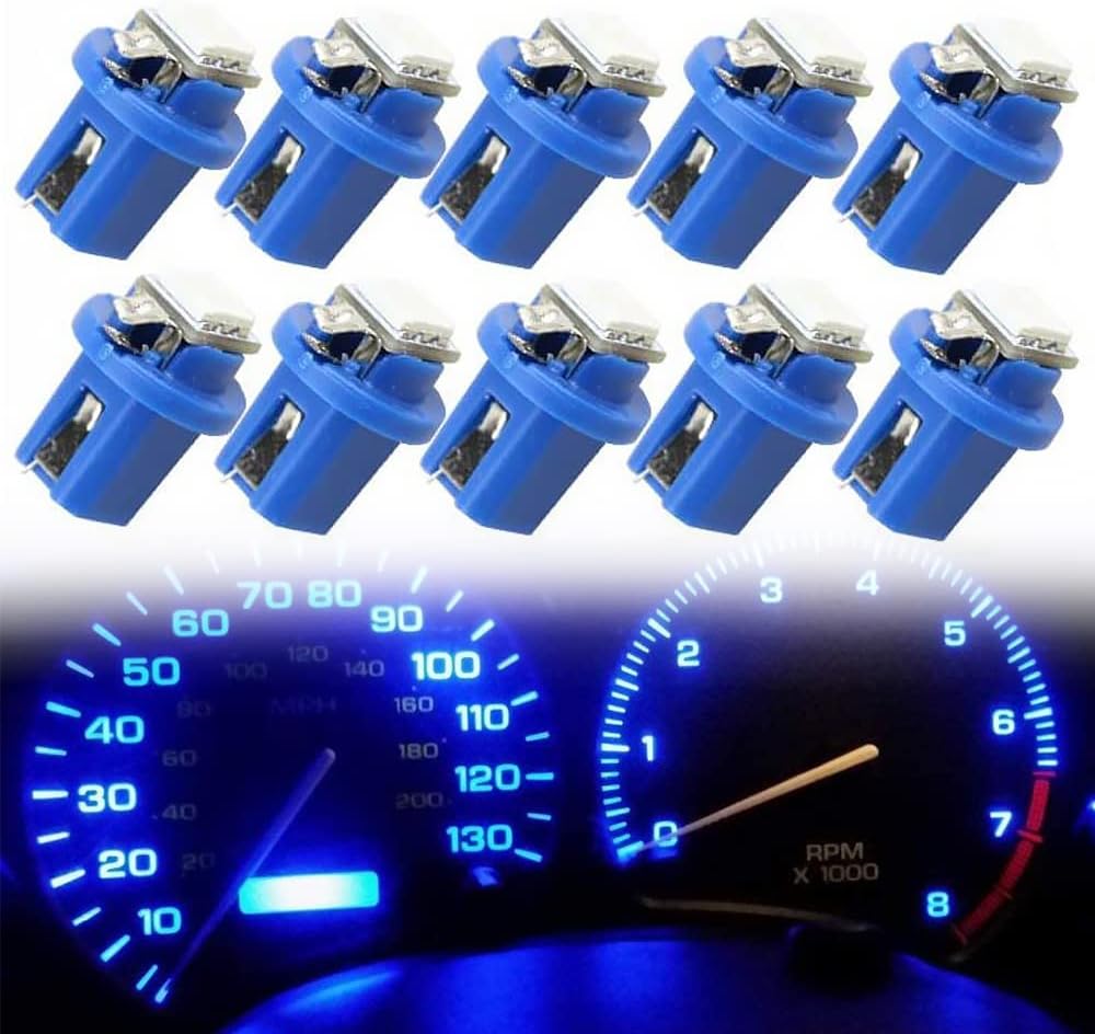 Amazon.com: NSLUMO Guage Cluster Speedometer Light Bulbs - 10pcs Blue ...