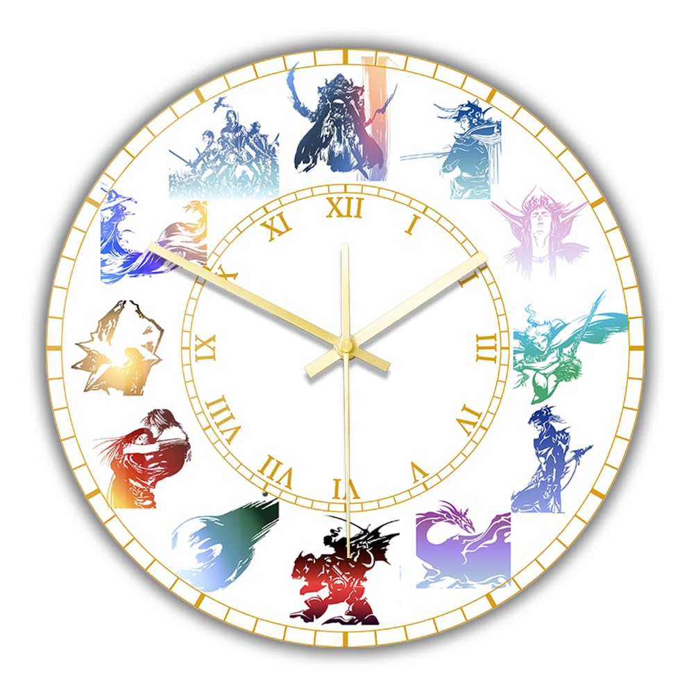 Amazon.com: Timethink 12 Inch Game Wall Clock for Man Cave, Gaming ...