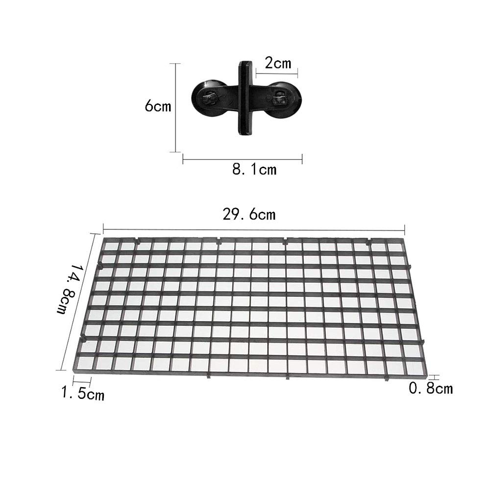 Aquarium Divider Aquarium Fish Tank Divider Filter Bottom Plastic Grid ...