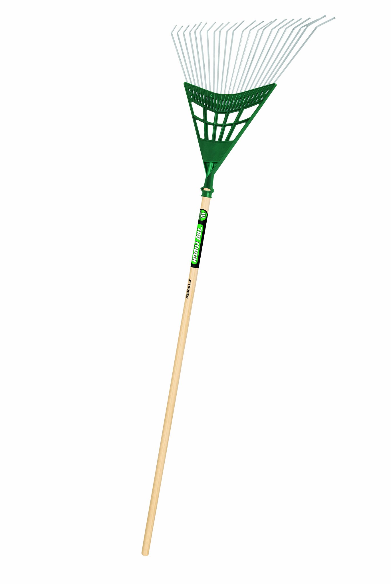 Snapklik.com : Truper 30454 Tru Tough 48-Inch Plastic Steel Leaf Rake